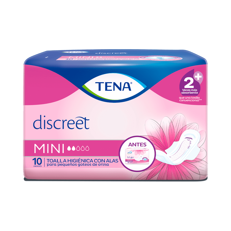 Tena Mujer Mini con Alas 10 unids. - Pañales para niños y adultos Av ...